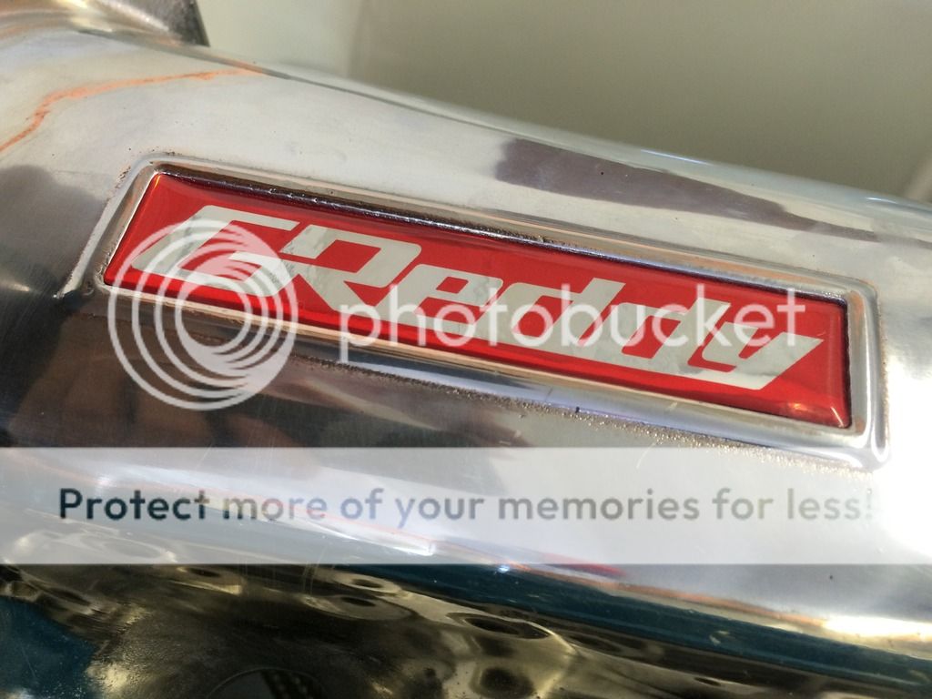 GReddy gel coat dome inlet manifold badges | Driftworks Forum